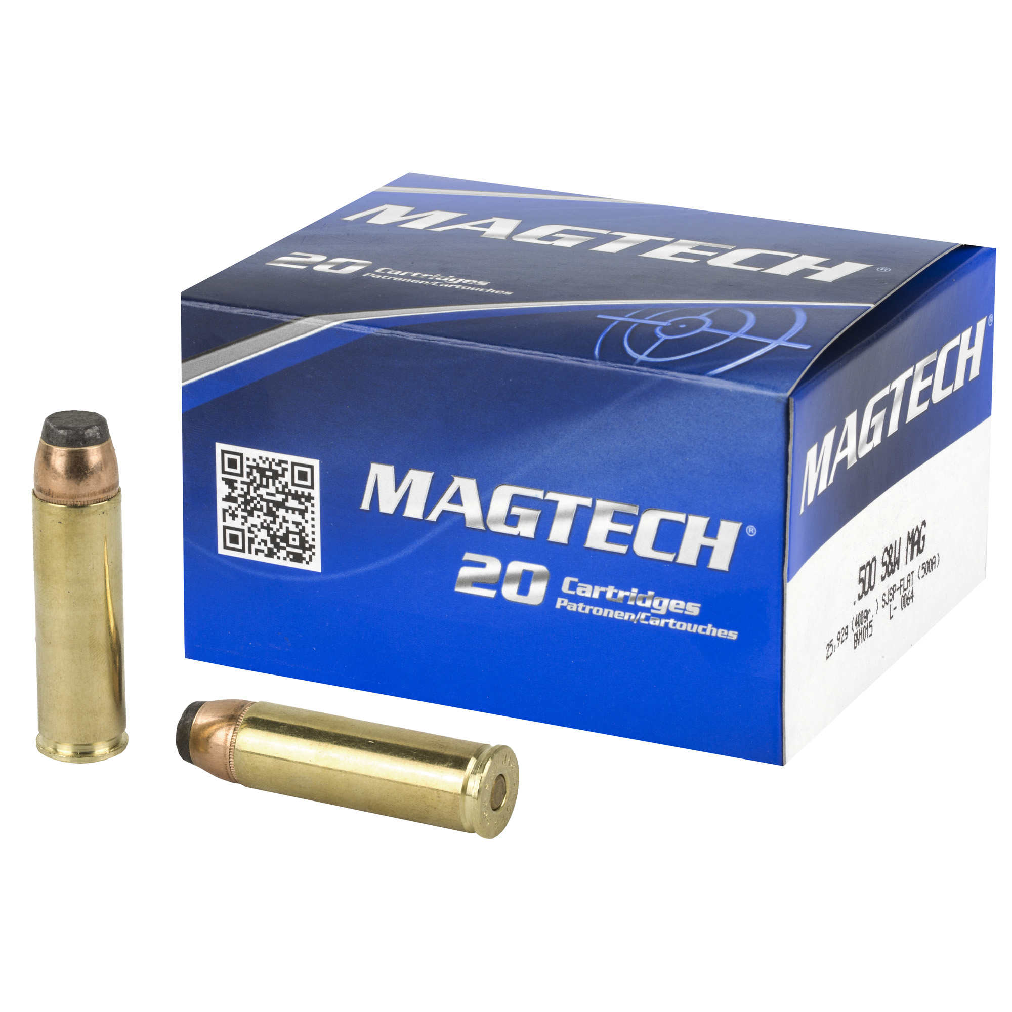 500 S&W Ammo Magtech 500 Magnum Ammo - Pistol Ammunition at GunBroker ...