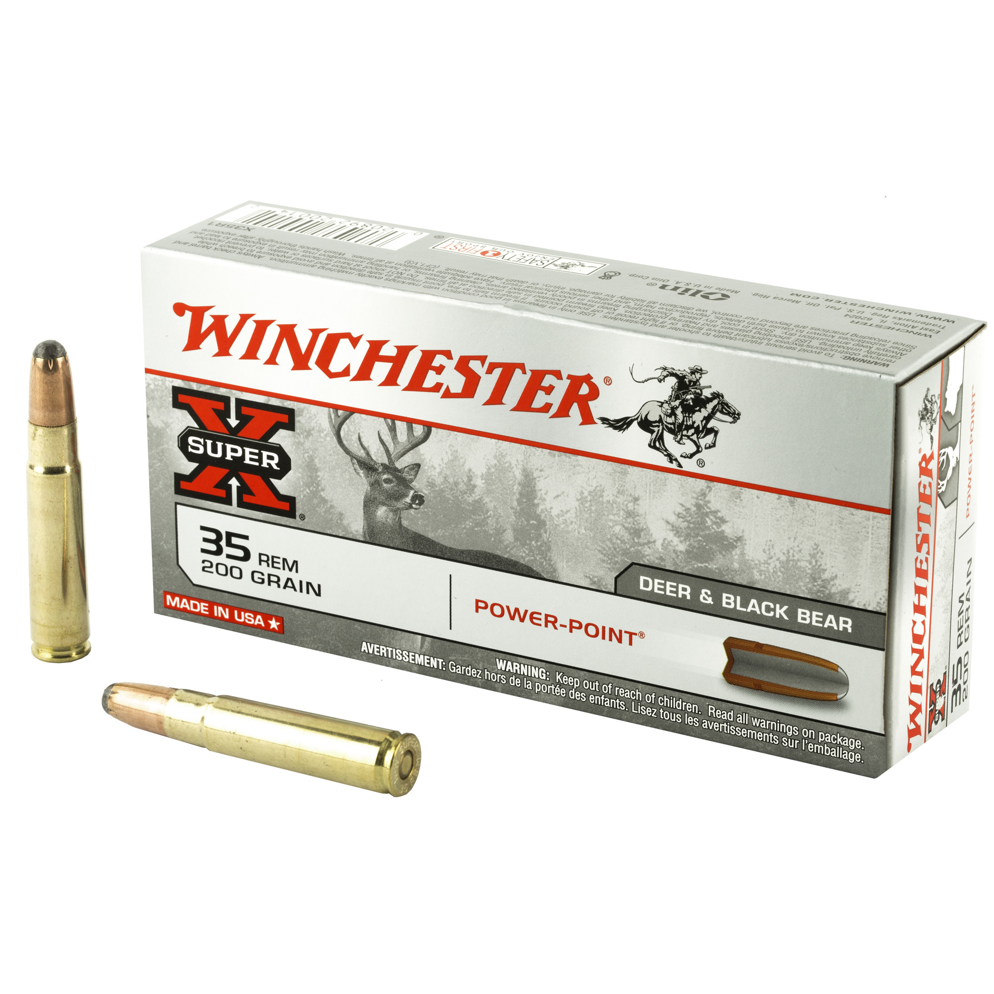 Winchester Super-X 35 Remington 200 Grain 200 Rounds 35 REM - Rifle ...