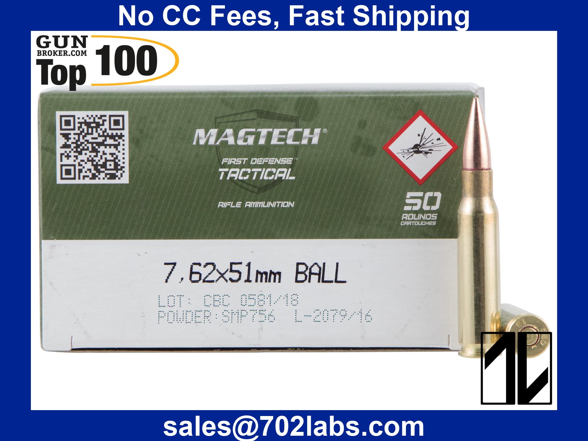 7.62x51 Ammo 308 Ammo M80 - Rifle Ammunition at GunBroker.com : 1025939311