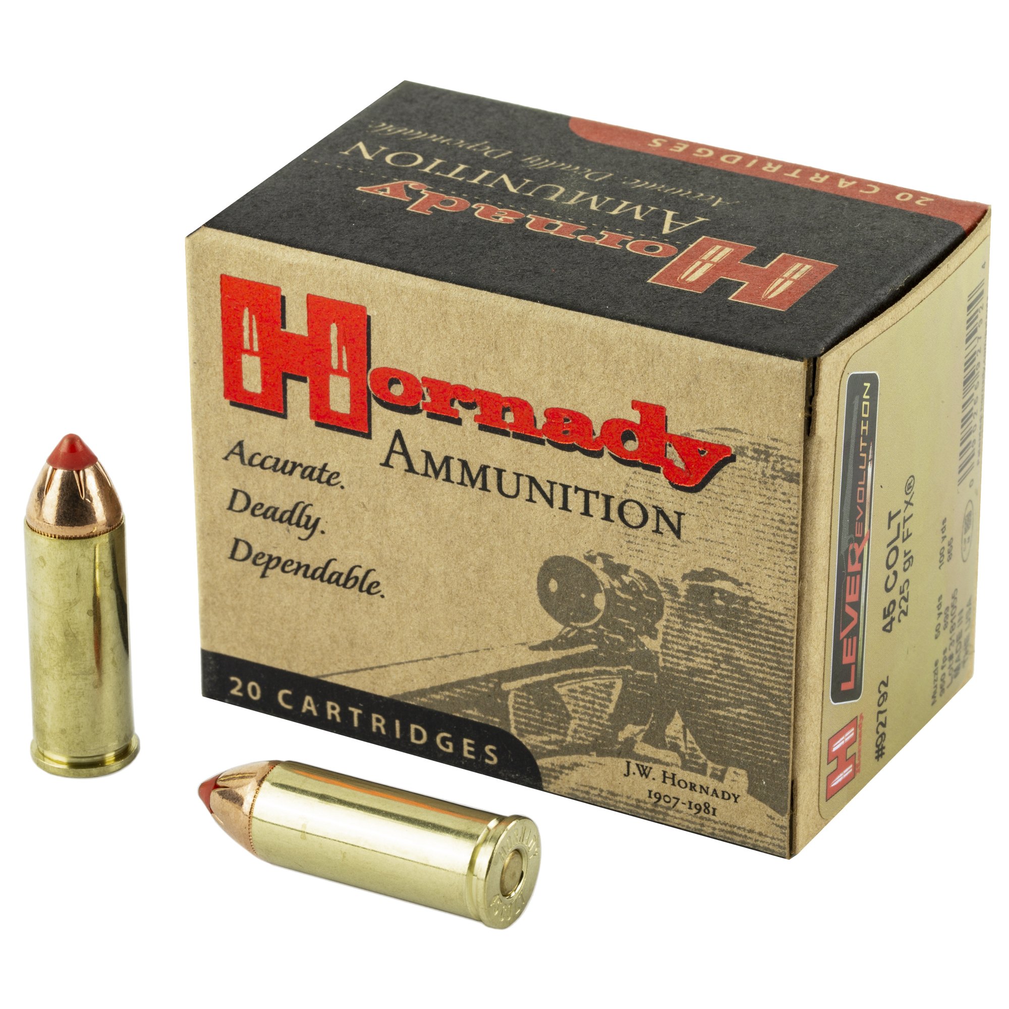 45 Long Colt Hornady Ammo LeverEvolution 45 Colt Ammo 225 Grain Flex ...