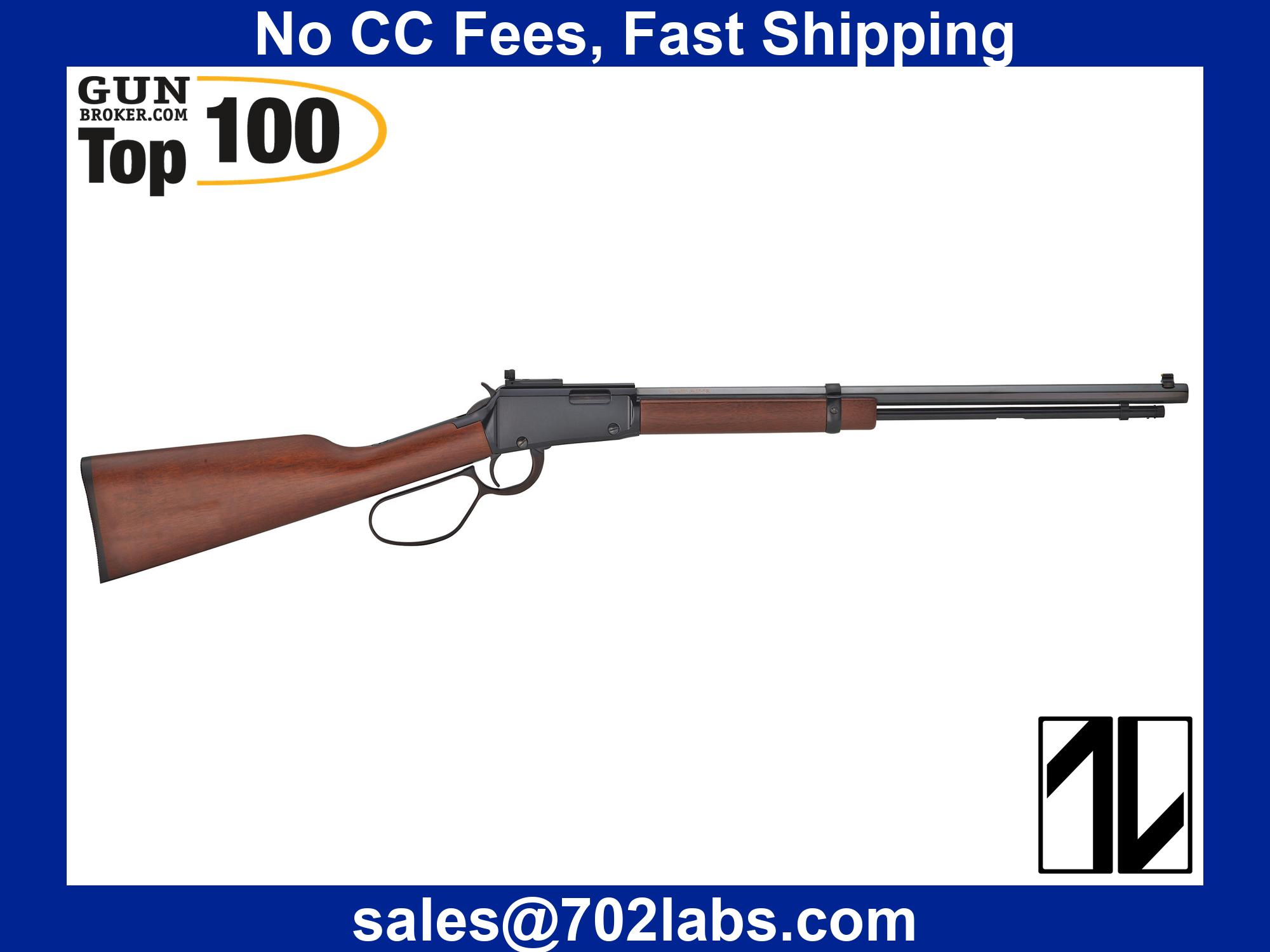 Henry Lever Action Rifle 22LR 20" 16 Round Walnut Stock - Lever Action ...
