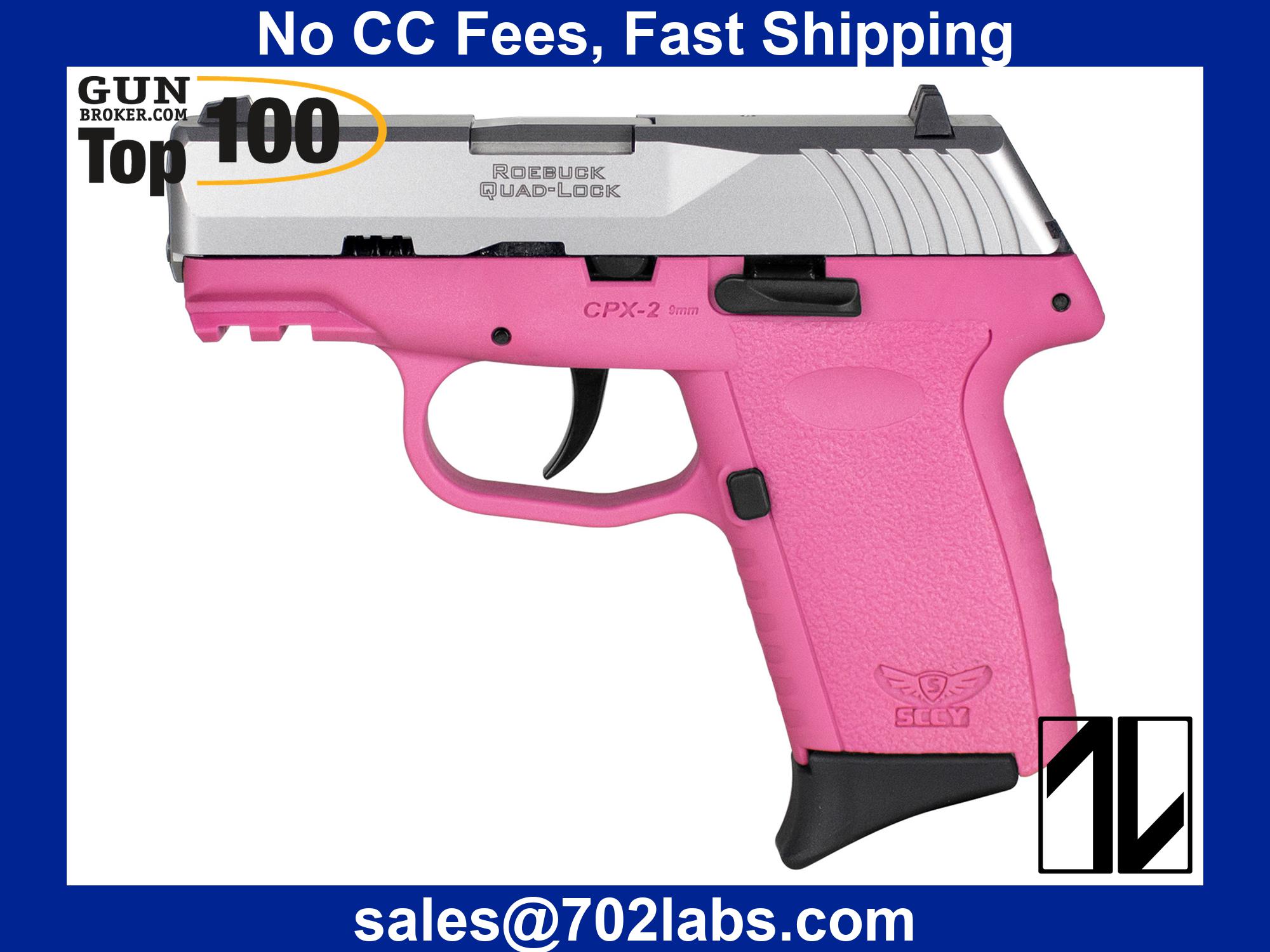 SCCY CPX-2 Gen 3 9MM Pink Silver CPX-2TTPKG3 - Semi Auto Pistols at ...