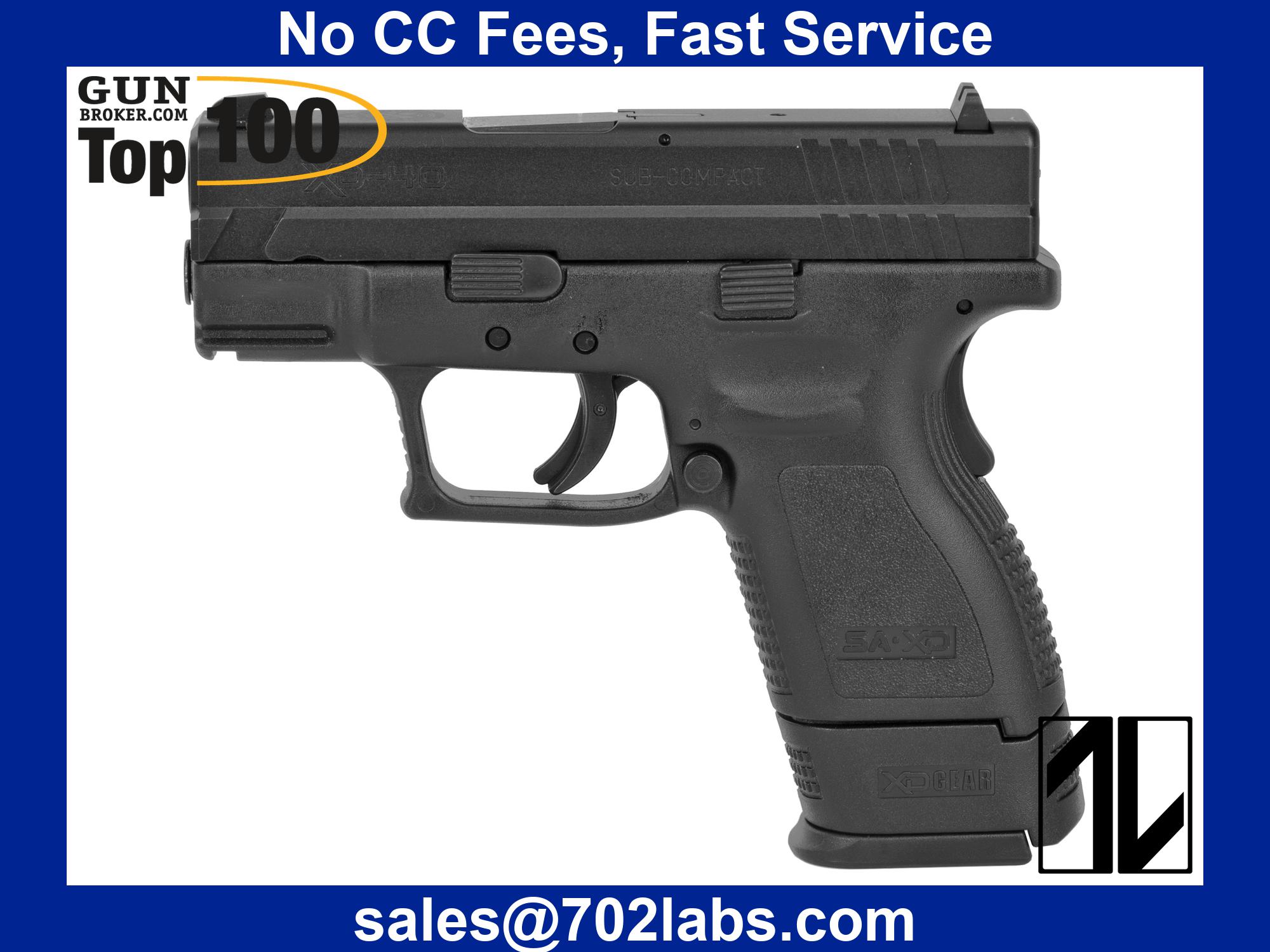 Springfield XD 40 S&W XD9802 - Semi Auto Pistols at GunBroker.com ...