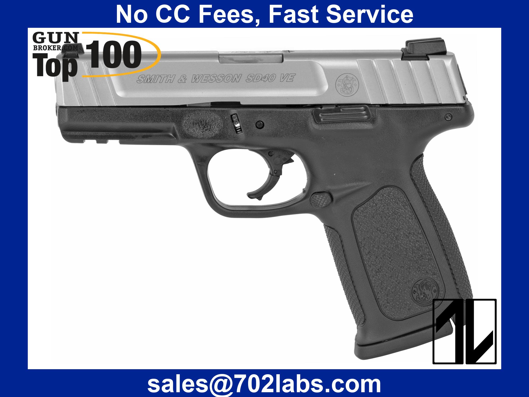 Smith & Wesson S&W SD40VE 40 S&W Black Silver 123400 - Semi Auto ...