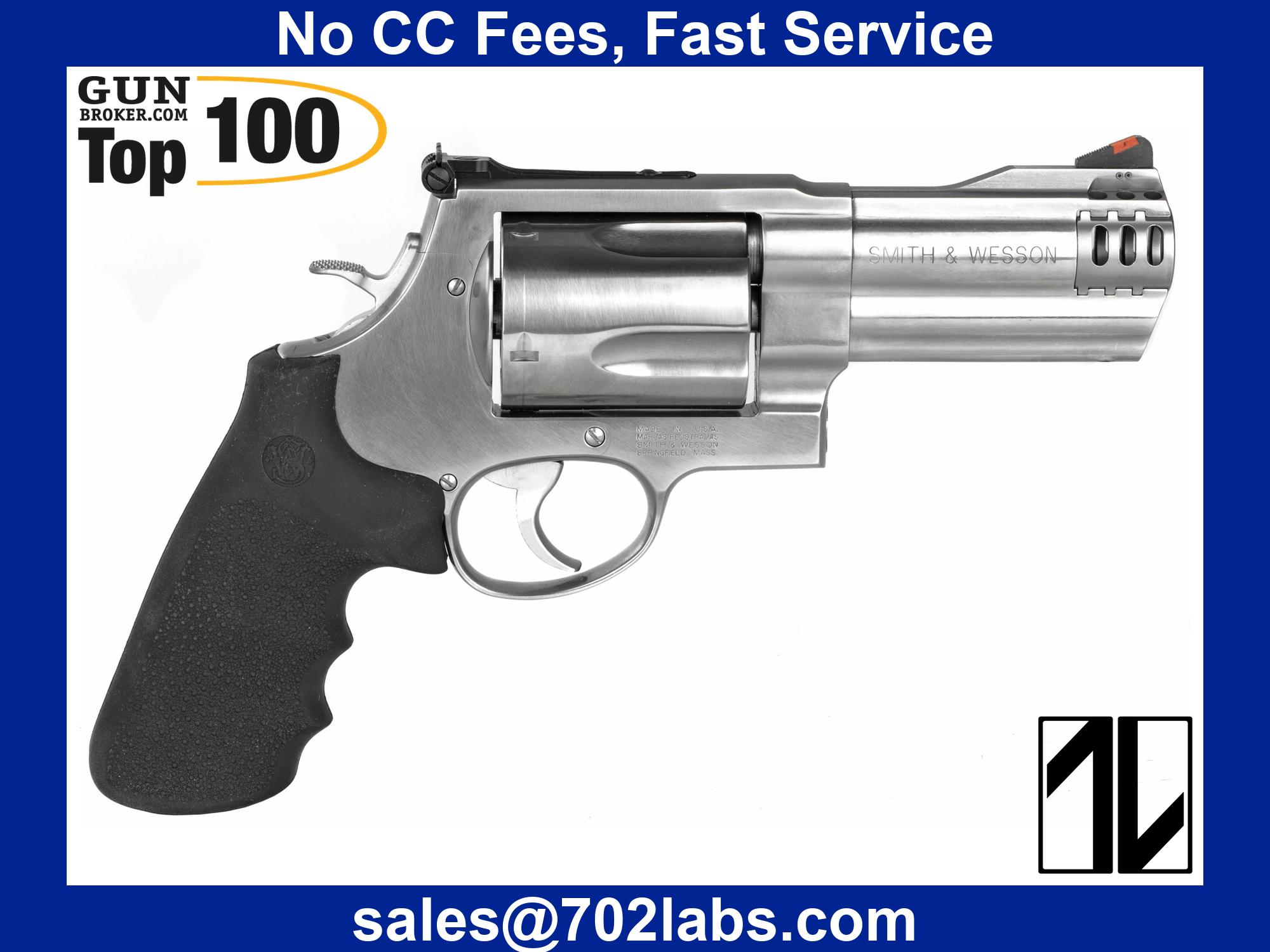 Smith & Wesson 500 S&W Mag 4" 5 Shot 500S&W - Revolvers at GunBroker ...