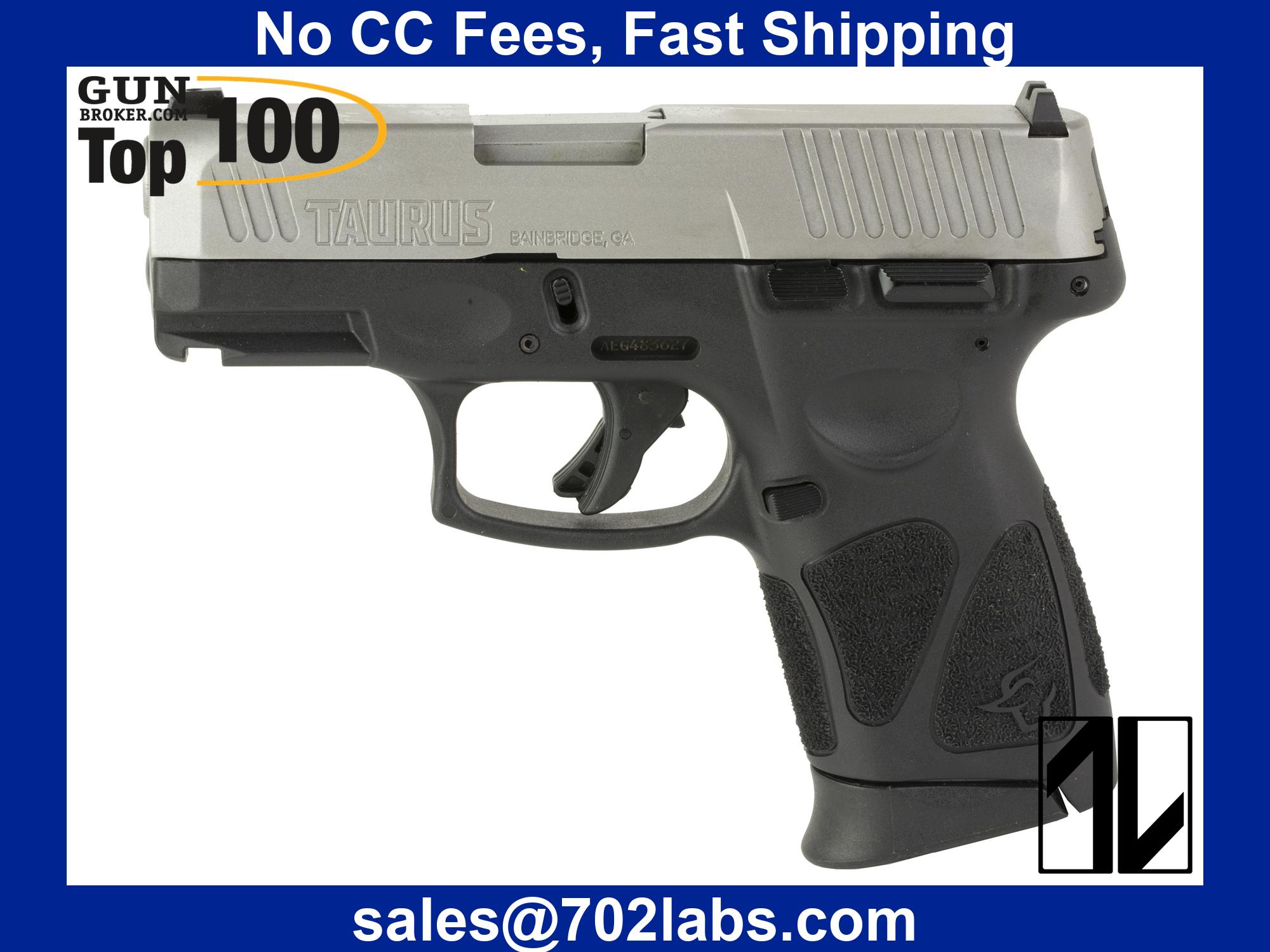 Taurus G3C 40 S&W Silver 1-G3C4039 - Semi Auto Pistols at GunBroker.com ...
