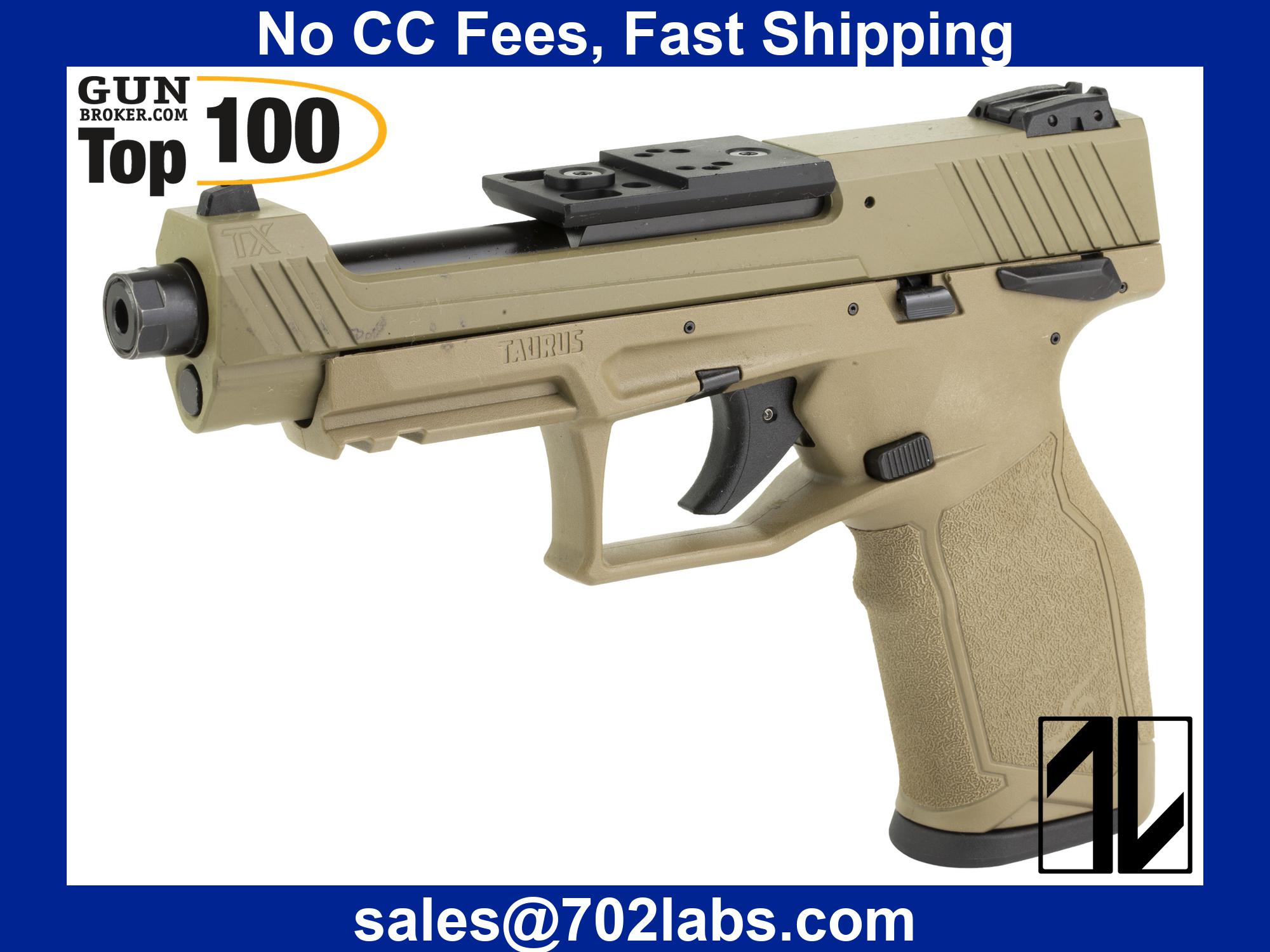 Taurus TX22 Competition 22LR FDE 1-TX22C15UF-CK - Semi Auto Pistols at ...